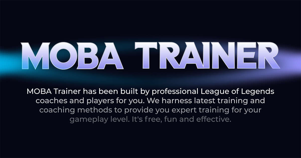 Home - MOBA Trainer
